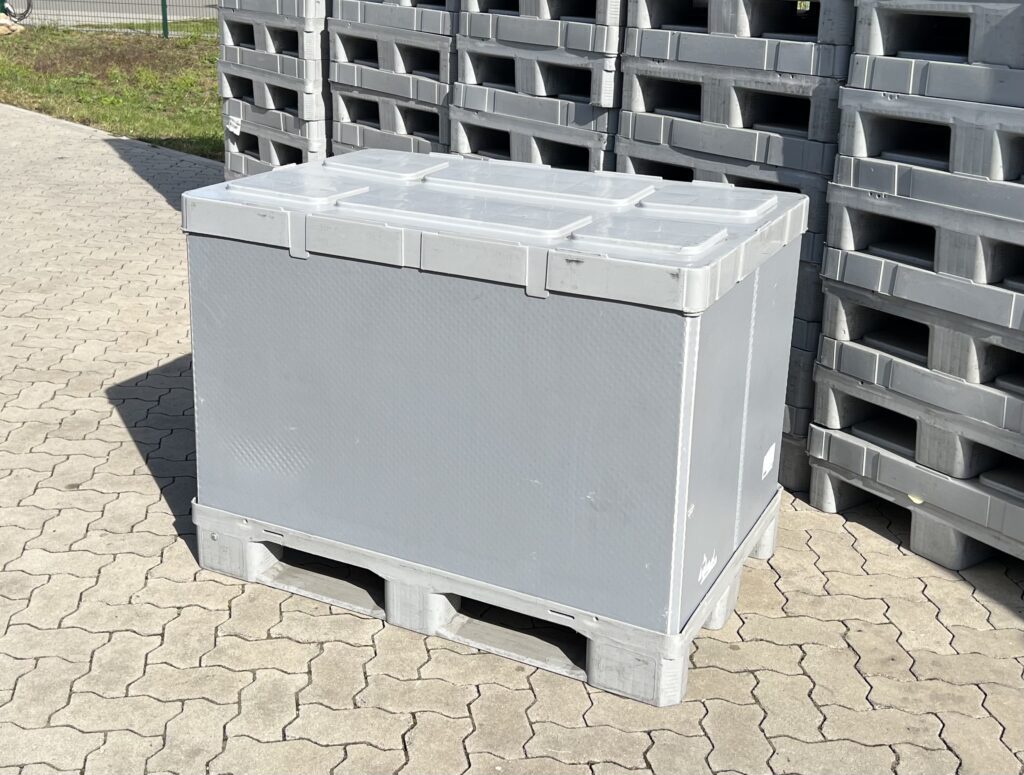 8 HiBox EuroBox-Set, Hygienepalette , Umrandung+Deckel+Palette ...